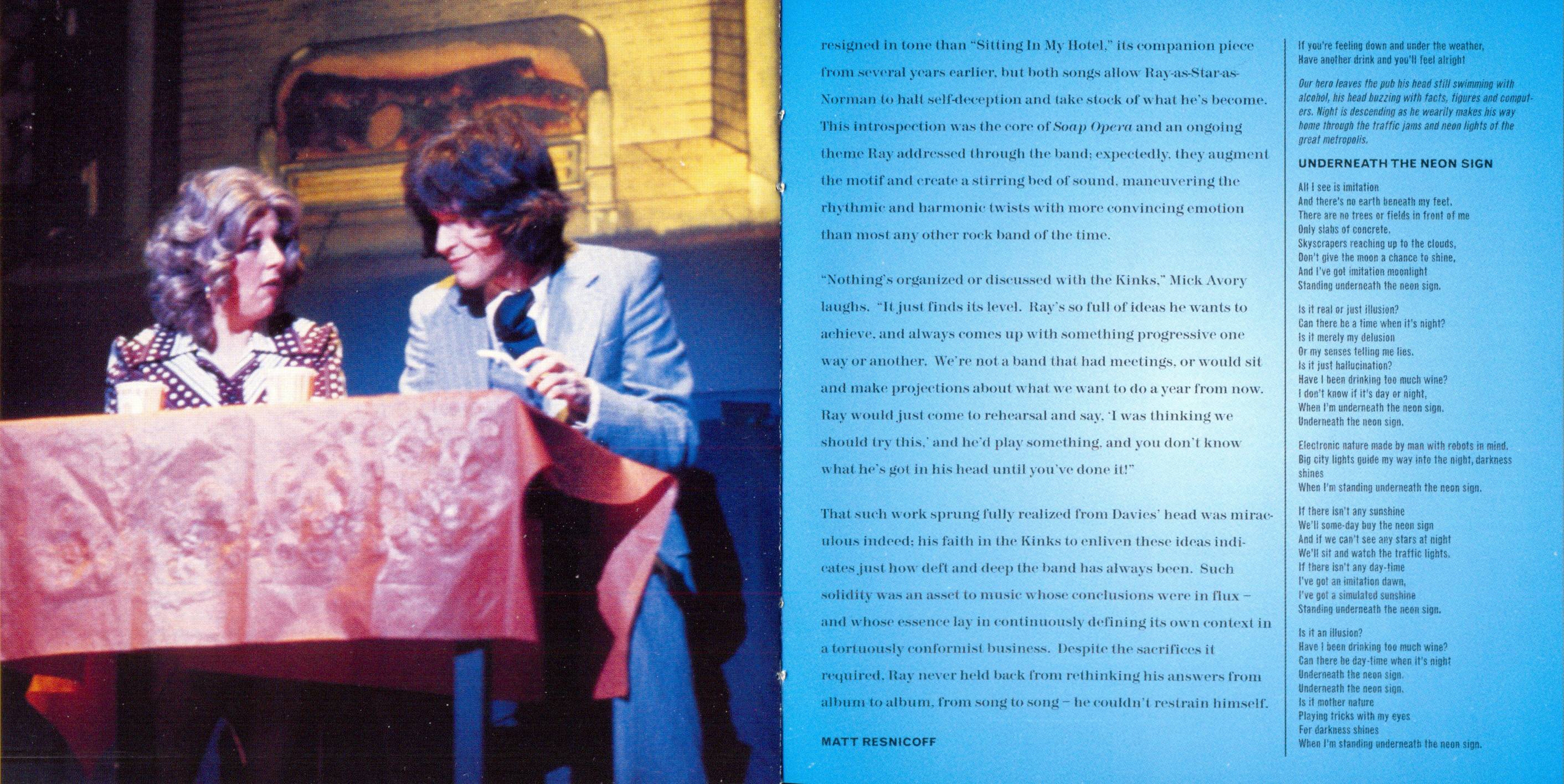 The Kinks Soap Opera : Booklet07 JPN | CD Covers | Cover Century | Over ...